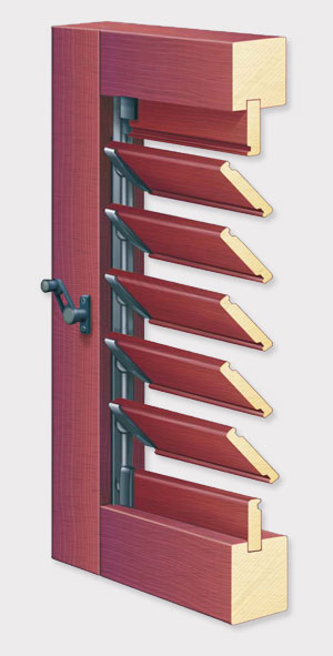 Turning Shutter Louver, Window Shutter, Aluminium Shutter, Wooden ...